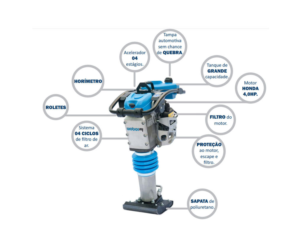 Compactador De Solo - SRV 620 - Global Locações